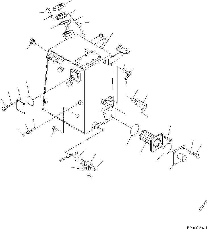 14X-60-11120 Strainer - 14x6011120 - Komatsu spare part | 777parts.com