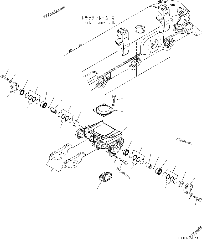 17A-30-46121 BOGIE - 17a3046121 - Komatsu spare part | 777parts.com