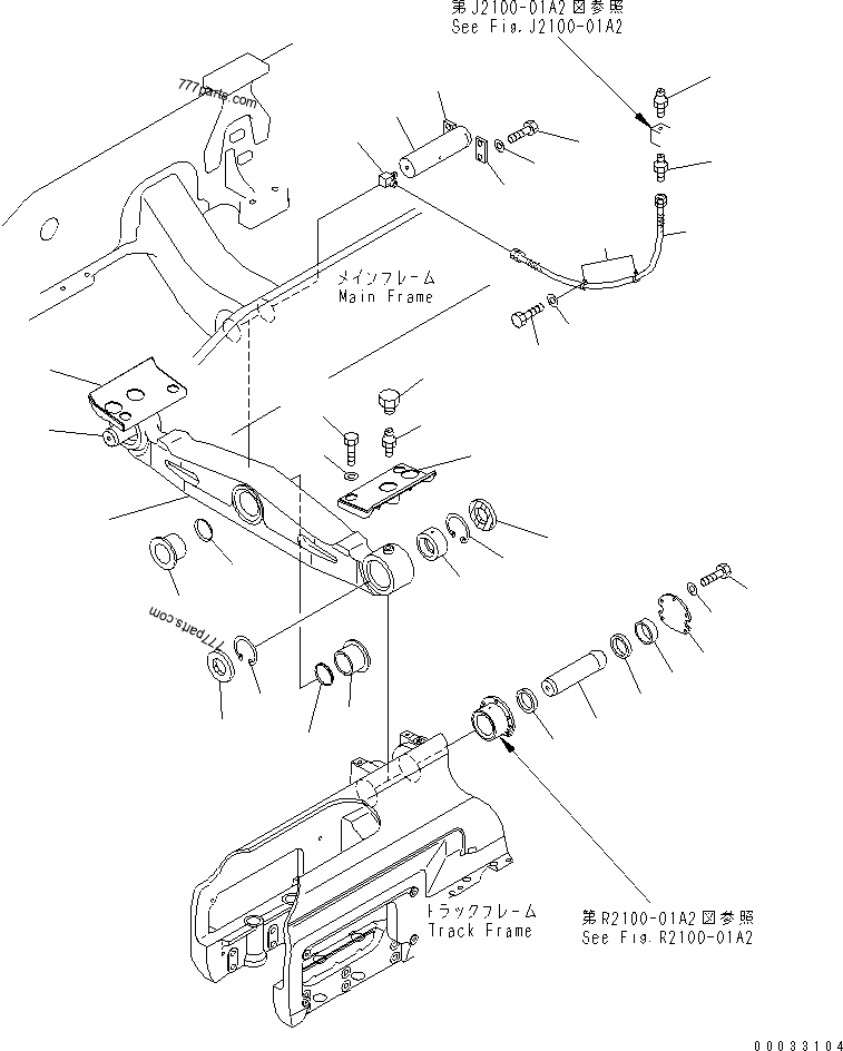 17A-50-12270 Bushing - 17a5012270 - Komatsu spare part | 777parts.com