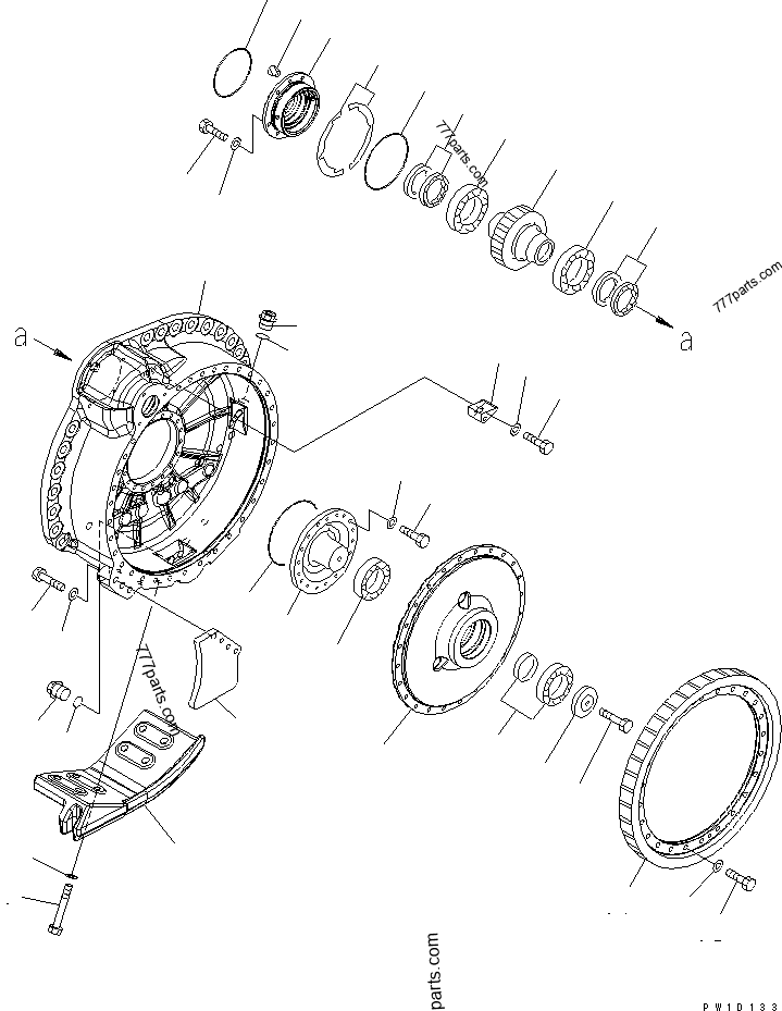 17M-27-41430 PLATE,L.H - 17m2741430 - Komatsu spare part | 777parts.com