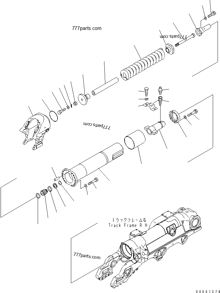 195-30-64212 Spring - 1953064212 - Komatsu spare part | 777parts.com