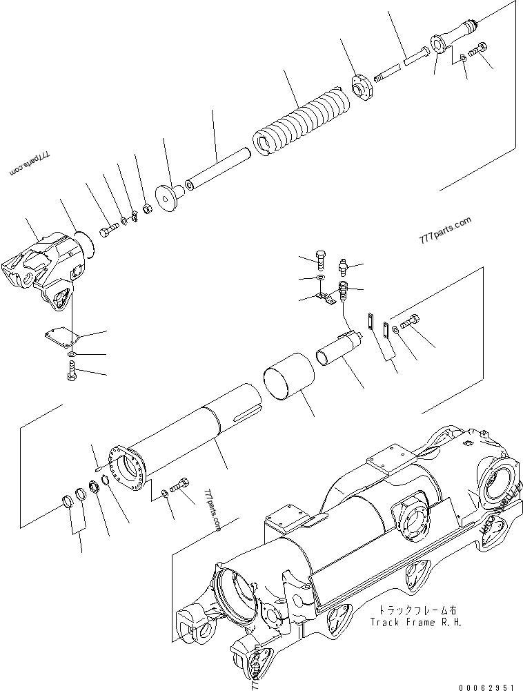195-30-64212 Spring - 1953064212 - Komatsu spare part | 777parts.com