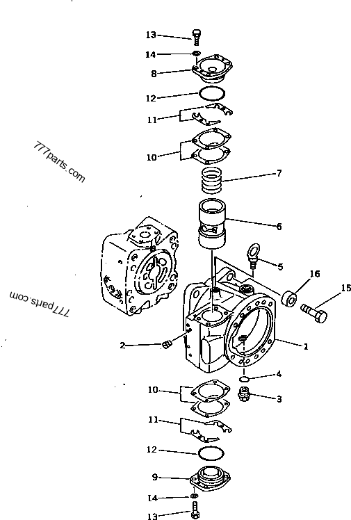 (*01010-82075) Bolt - 0101082075 - Komatsu spare part | 777parts.com