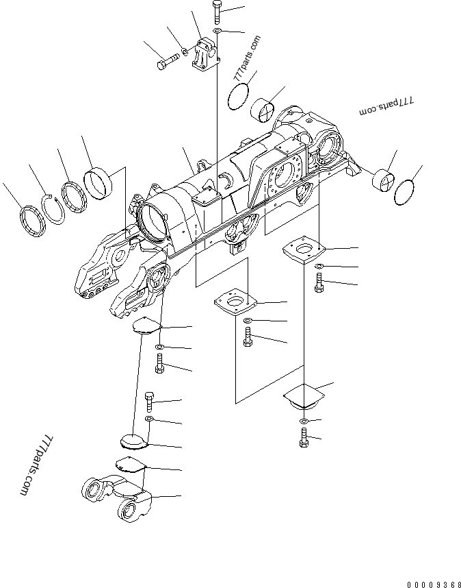 198-30-31220 Bushing - 1983031220 - Komatsu spare part | 777parts.com