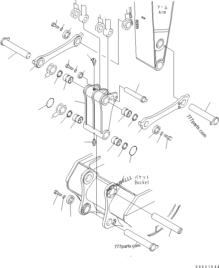 209-70-73180 HOLDER - 2097073180 - Komatsu spare part | 777parts.com
