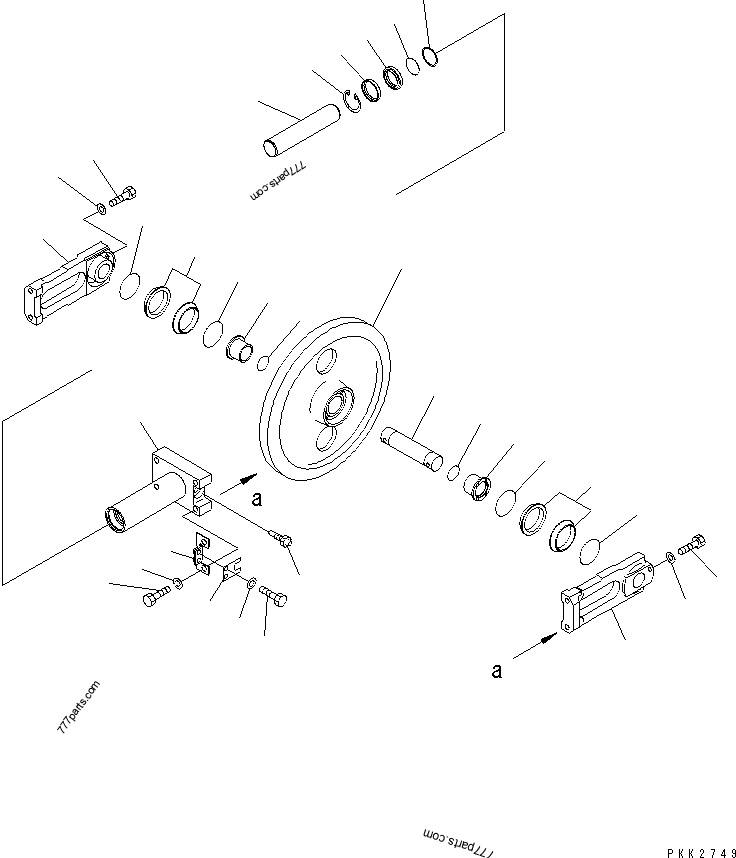 20R-30-21550 RING,BACK-UP - 20r3021550 - Komatsu spare part | 777parts.com