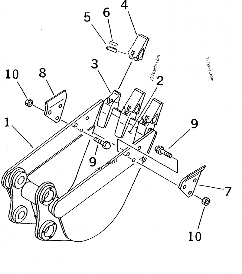 20T-70-71950 Pin - 20t7071950 - Komatsu spare part | 777parts.com
