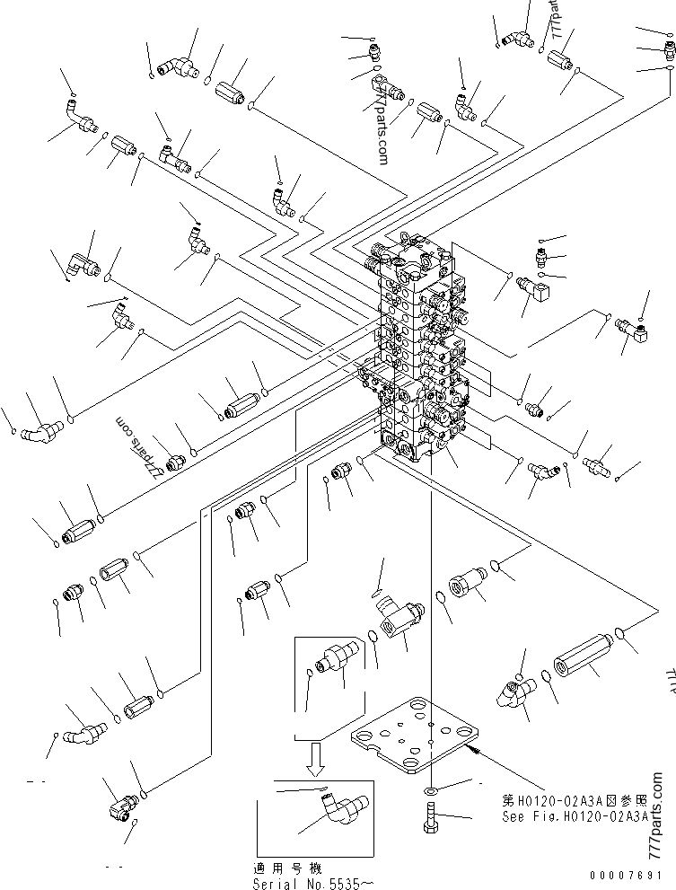 20U-62-41630 Elbow - 20u6241630 - Komatsu spare part | 777parts.com