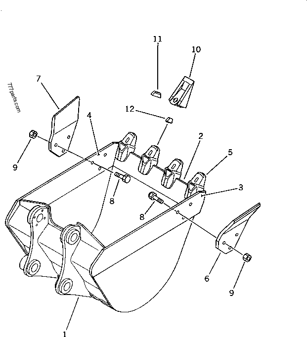 20X-70-23160 TOOTH - 20x7023160 - Komatsu spare part | 777parts.com