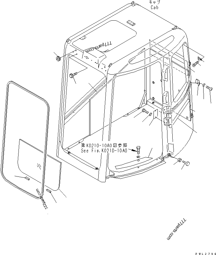 21J-54-16240 LINING - 21j5416240 - Komatsu spare part | 777parts.com