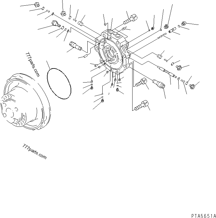 (*01252-62055) Bolt - 0125262055 - Komatsu spare part | 777parts.com