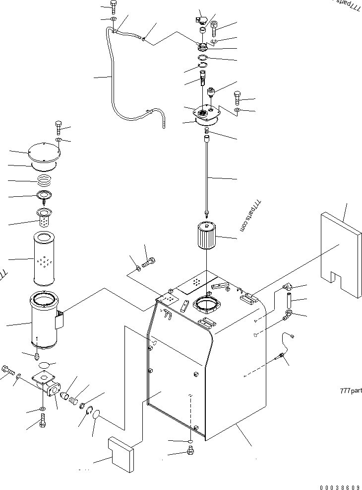 21M-60-21140 Strainer - 21m6021140 - Komatsu spare part | 777parts.com