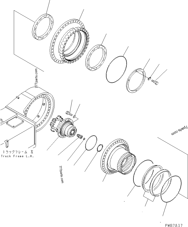 21N-27-31182 Shaft - 21n2731182 - Komatsu spare part | 777parts.com