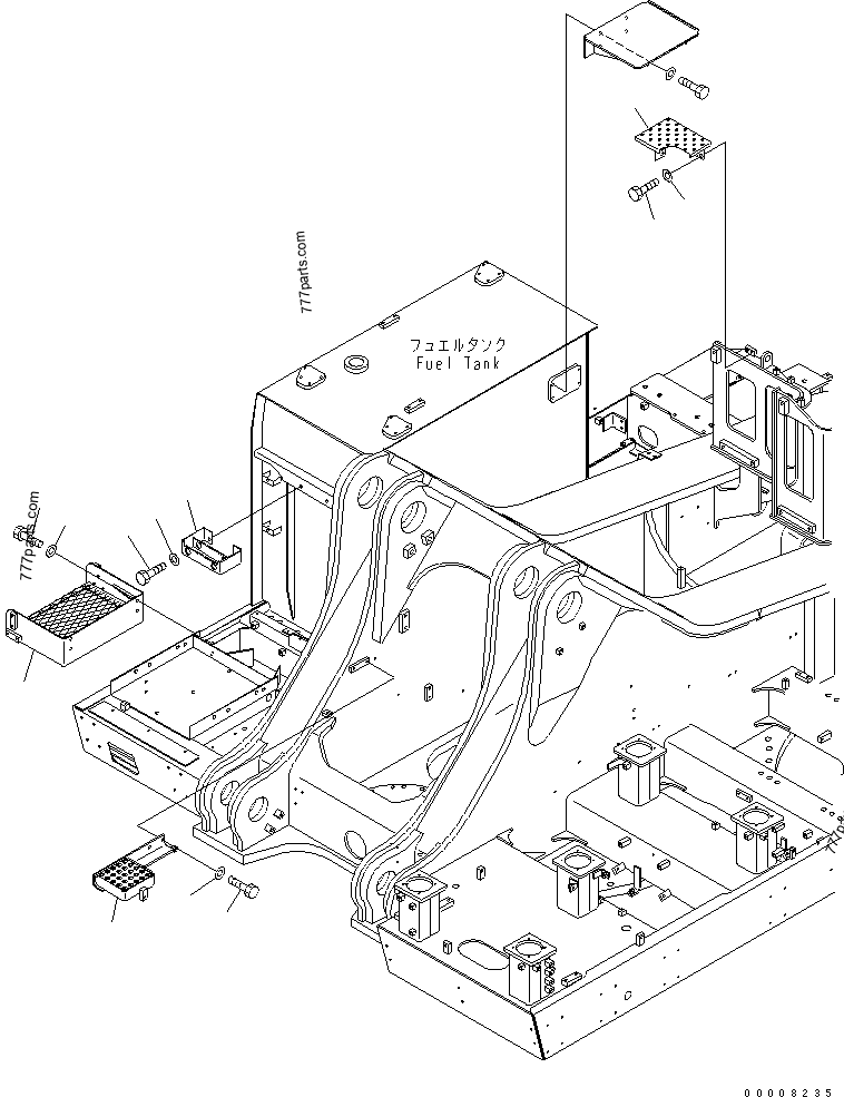 21N-54-32373 Bracket - 21n5432373 - Komatsu spare part | 777parts.com