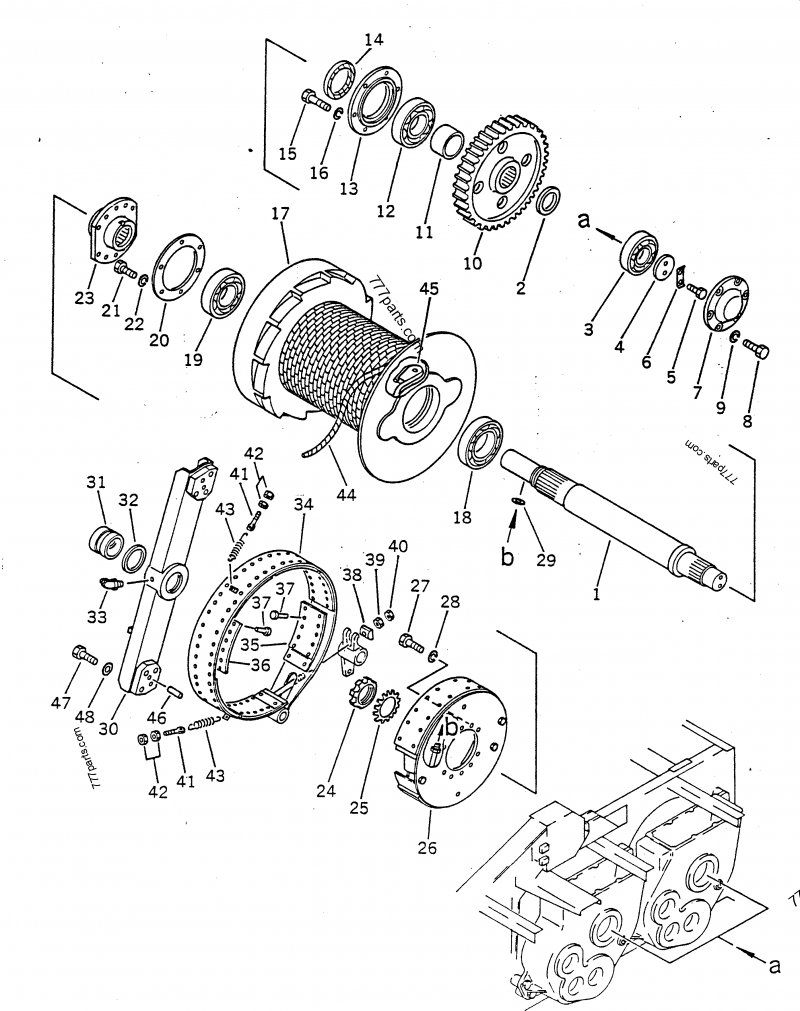 22W-75-12110 Flange - 22w7512110 - Komatsu spare part | 777parts.com