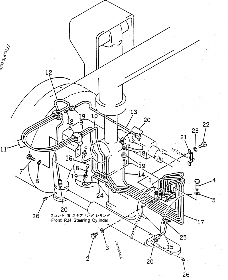 22X-47-17680 Clamp - 22x4717680 - Komatsu spare part | 777parts.com
