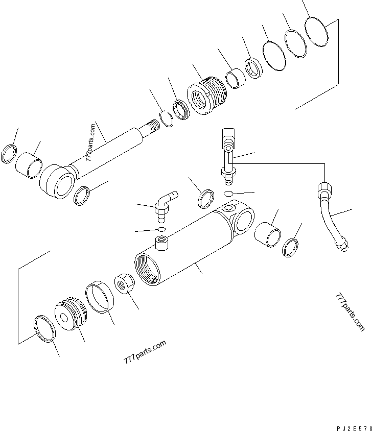 234-60-33330 Tube - 2346033330 - Komatsu spare part | 777parts.com