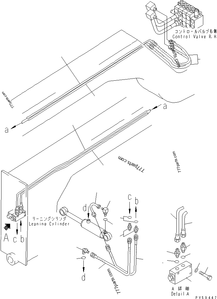234-60-33330 Tube - 2346033330 - Komatsu spare part | 777parts.com