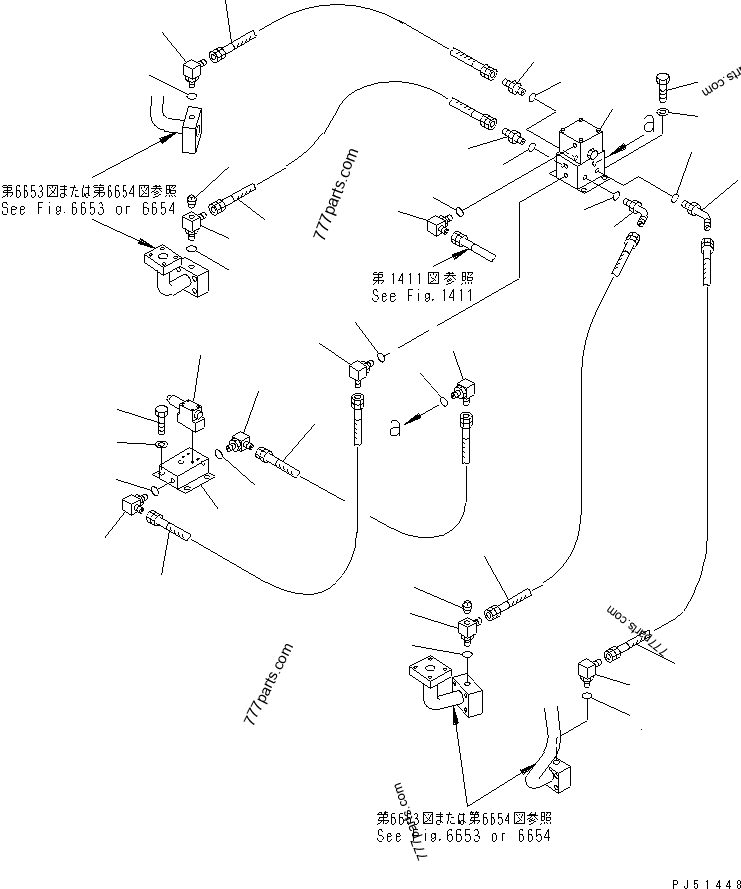 235-60-15470 Elbow - 2356015470 - Komatsu spare part | 777parts.com