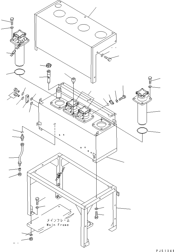 273-60-13250 Gasket - 2736013250 - Komatsu spare part | 777parts.com
