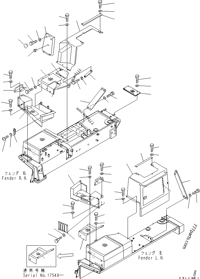 01010-62765 Bolt - 0101062765 - Komatsu spare part | 777parts.com