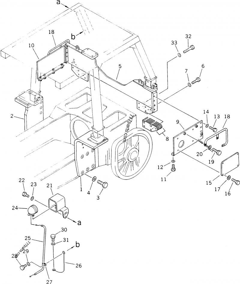 01010-63080 Bolt - 0101063080 - Komatsu spare part | 777parts.com