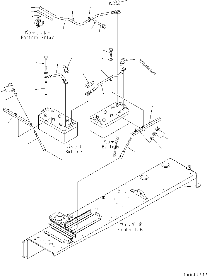 01011-81280 Bolt - 0101181280 - Komatsu spare part | 777parts.com