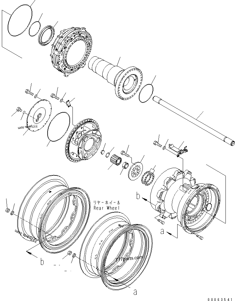 41E-14-11110 O-ring - 41e1411110 - Komatsu spare part | 777parts.com