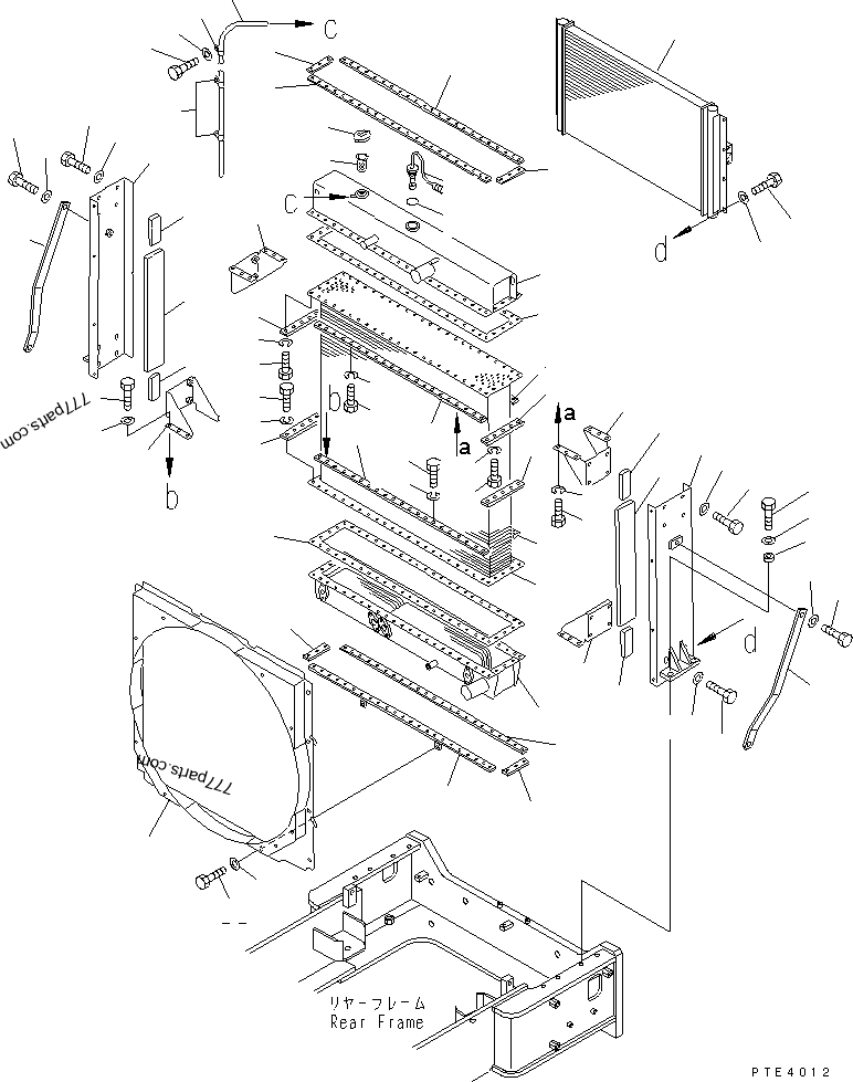 425-03-11192 Gasket - 4250311192 - Komatsu spare part | 777parts.com