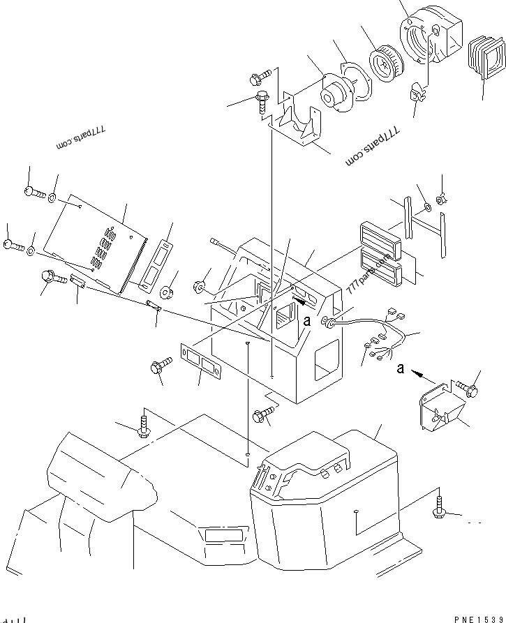 425-T43-1340 Screw - 425t431340 - Komatsu spare part | 777parts.com