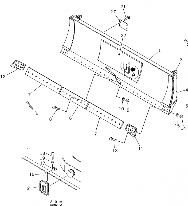 01643-22245 Washer - 0164322245 - Komatsu spare part | 777parts.com