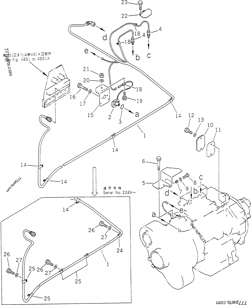 561-74-61661 GUARD - 5617461661 - Komatsu spare part | 777parts.com