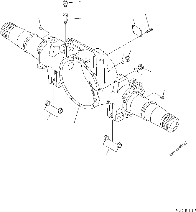566-22-73100 Housing - 5662273100 - Komatsu spare part | 777parts.com