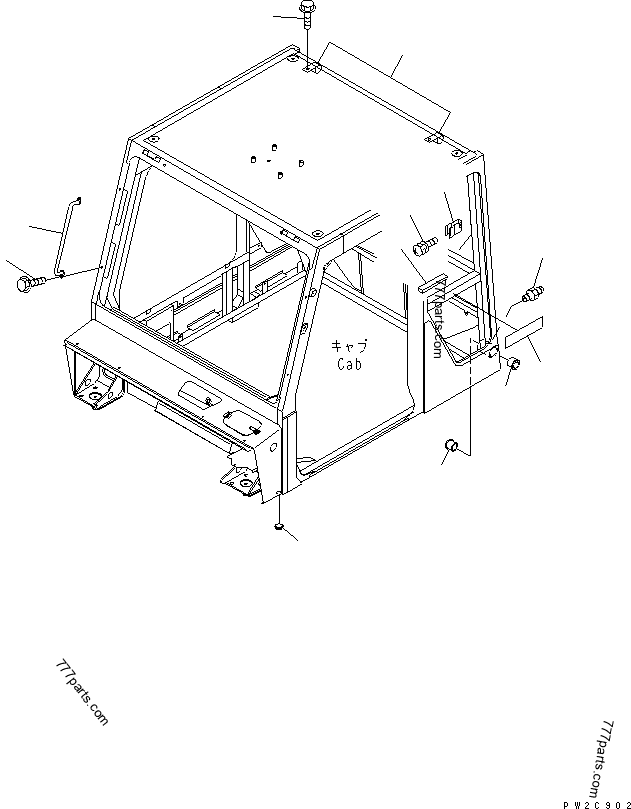 56B-54-14980 STAY - 56b5414980 - Komatsu spare part | 777parts.com