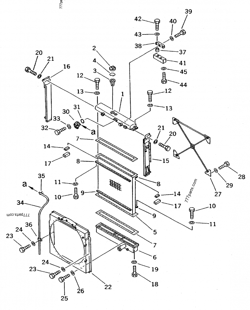 07053-10001 Cap - 0705310001 - Komatsu spare part | 777parts.com