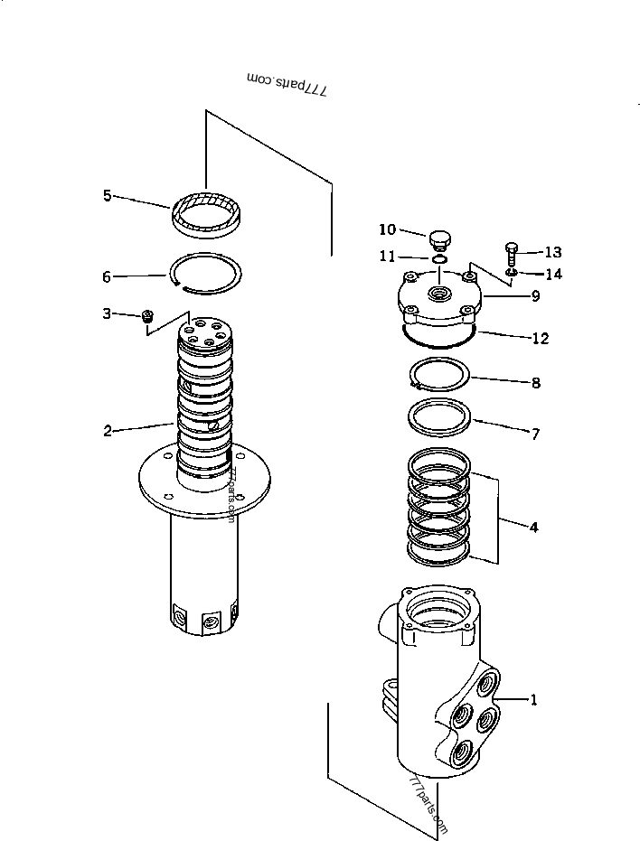 703-09-96310 SEAL,OIL - 7030996310 - Komatsu spare part | 777parts.com