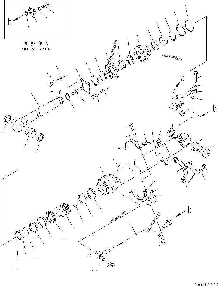 707-86-12820 Tube - 7078612820 - Komatsu spare part | 777parts.com