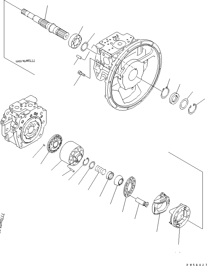 708-2L-22160 Spacer - 7082l22160 - Komatsu spare part | 777parts.com
