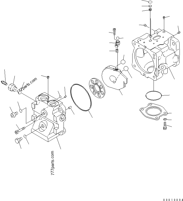 (*07000-12125) O-ring - 0700012125 - Komatsu spare part | 777parts.com