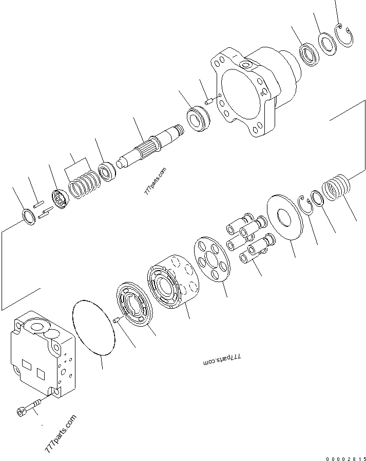 (*708-7S-12140) Bearing - 7087s12140 - Komatsu spare part | 777parts.com