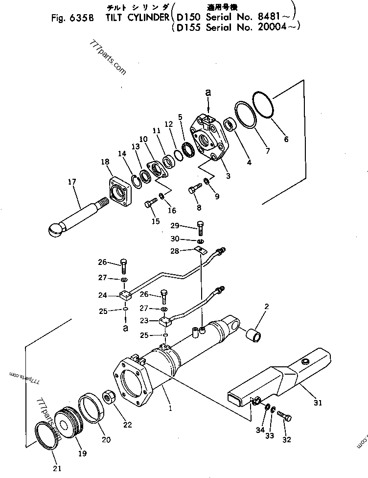 07177-09035 Bushing - 0717709035 - Komatsu spare part | 777parts.com