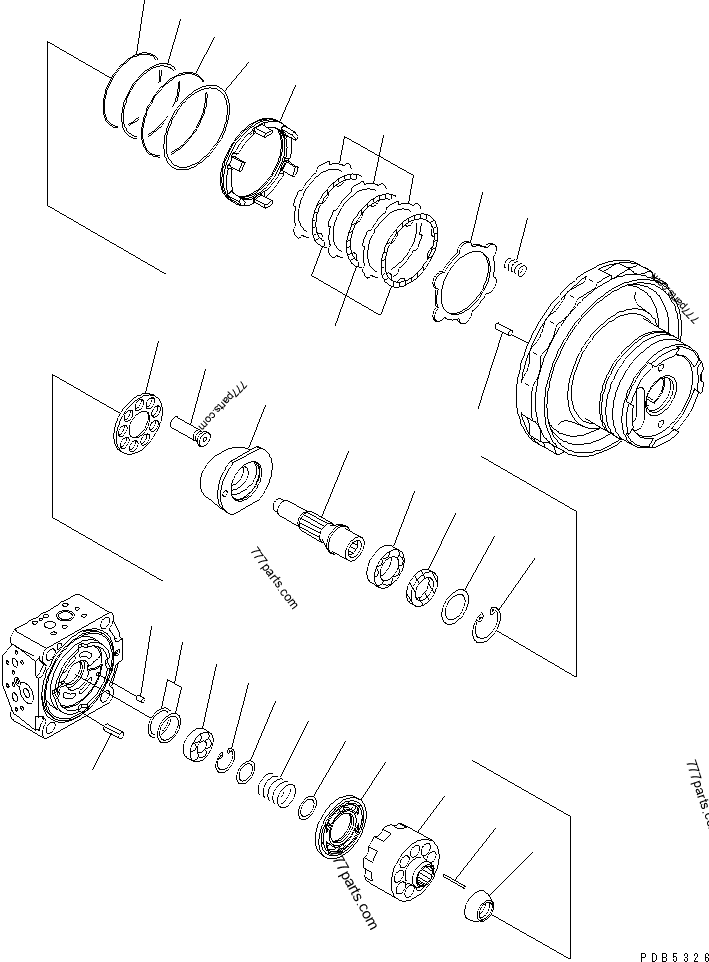 (*708-8F-33360) Pin - 7088f33360 - Komatsu spare part | 777parts.com