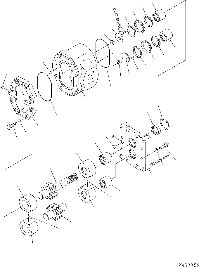 07433-66731 U-RING - 0743366731 - Komatsu spare part | 777parts.com