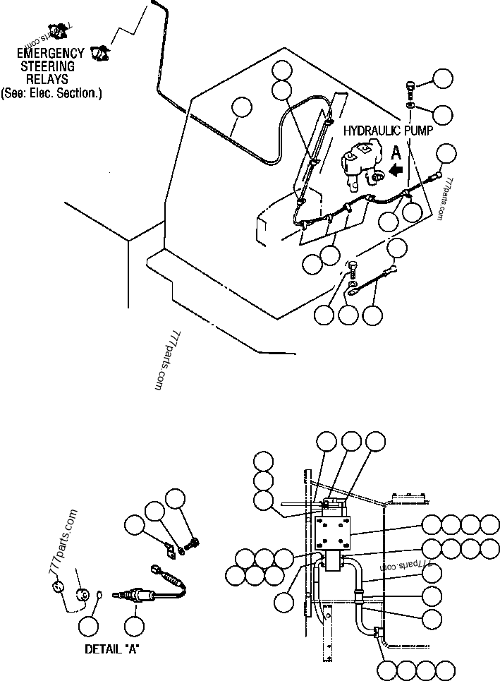 08028-45055 Cable - 0802845055 - Komatsu spare part | 777parts.com