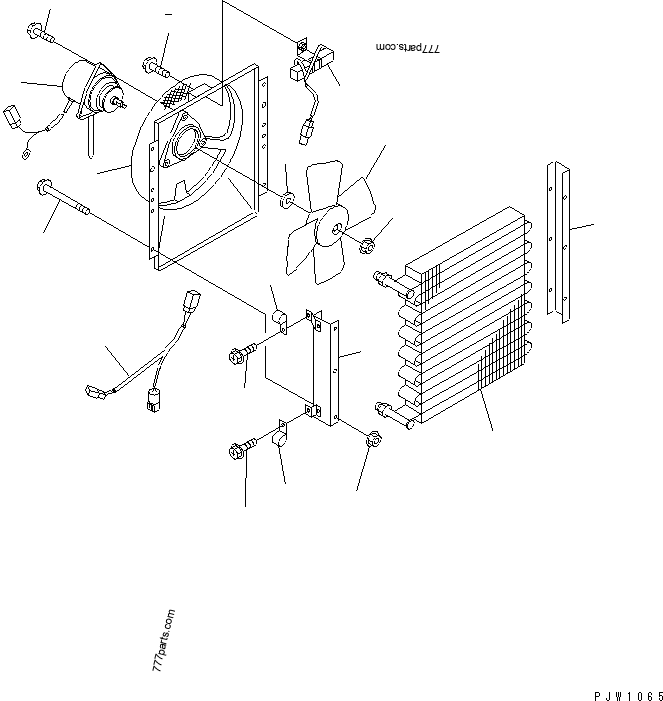 ND022770-0212 Fan - nd0227700212 - Komatsu spare part | 777parts.com