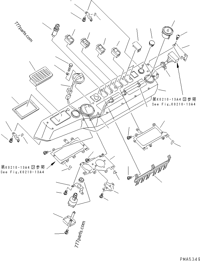 08687-42403 METER,SERVICE - 0868742403 - Komatsu spare part | 777parts.com