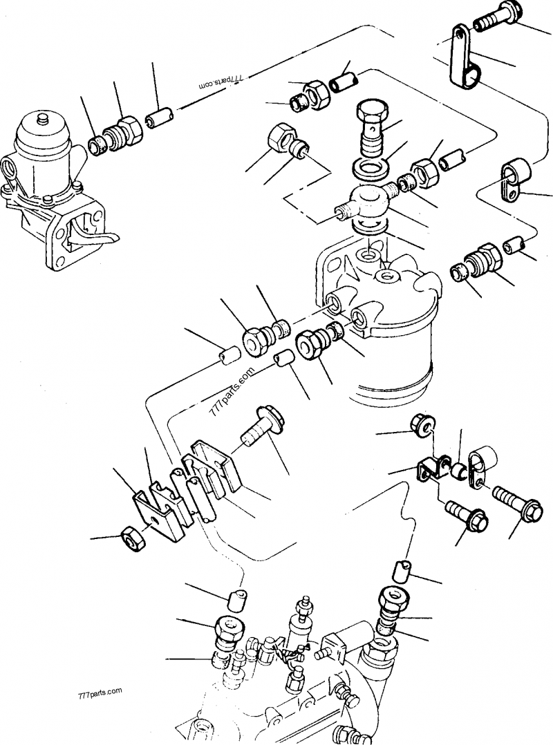 PK0180043 HOSE-CLAMP - Komatsu spare part | 777parts.com