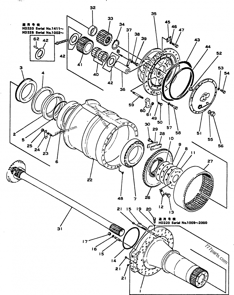 (07000-03032) O-ring - 0700003032 - Komatsu spare part | 777parts.com