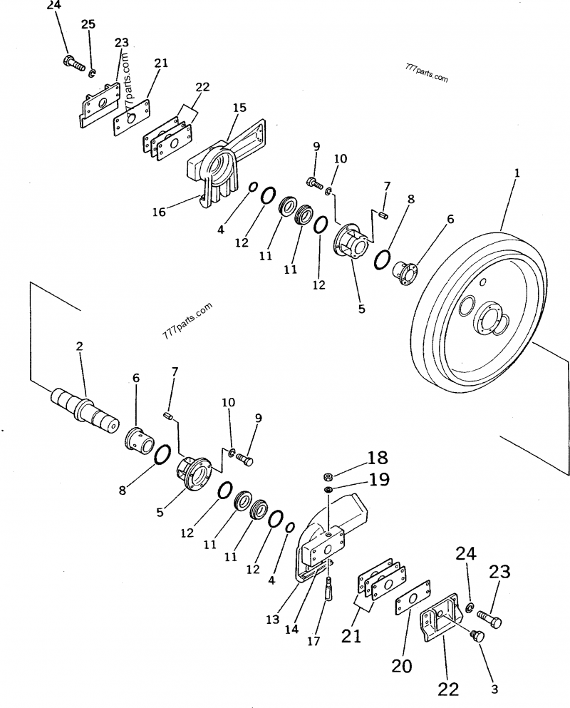141-30-36150 Bushing - 1413036150 - Komatsu spare part | 777parts.com