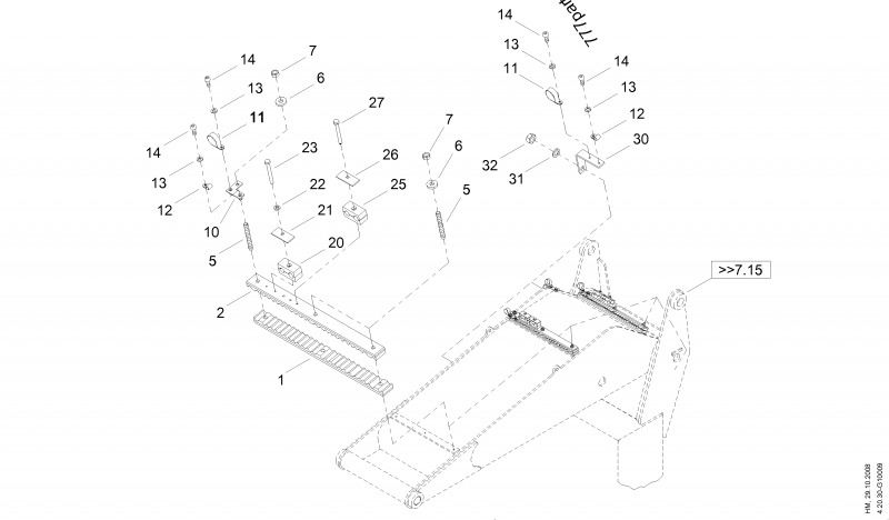 0 735 008 018 Hose bracket - 0735008018 - Terex spare part | 777parts.com